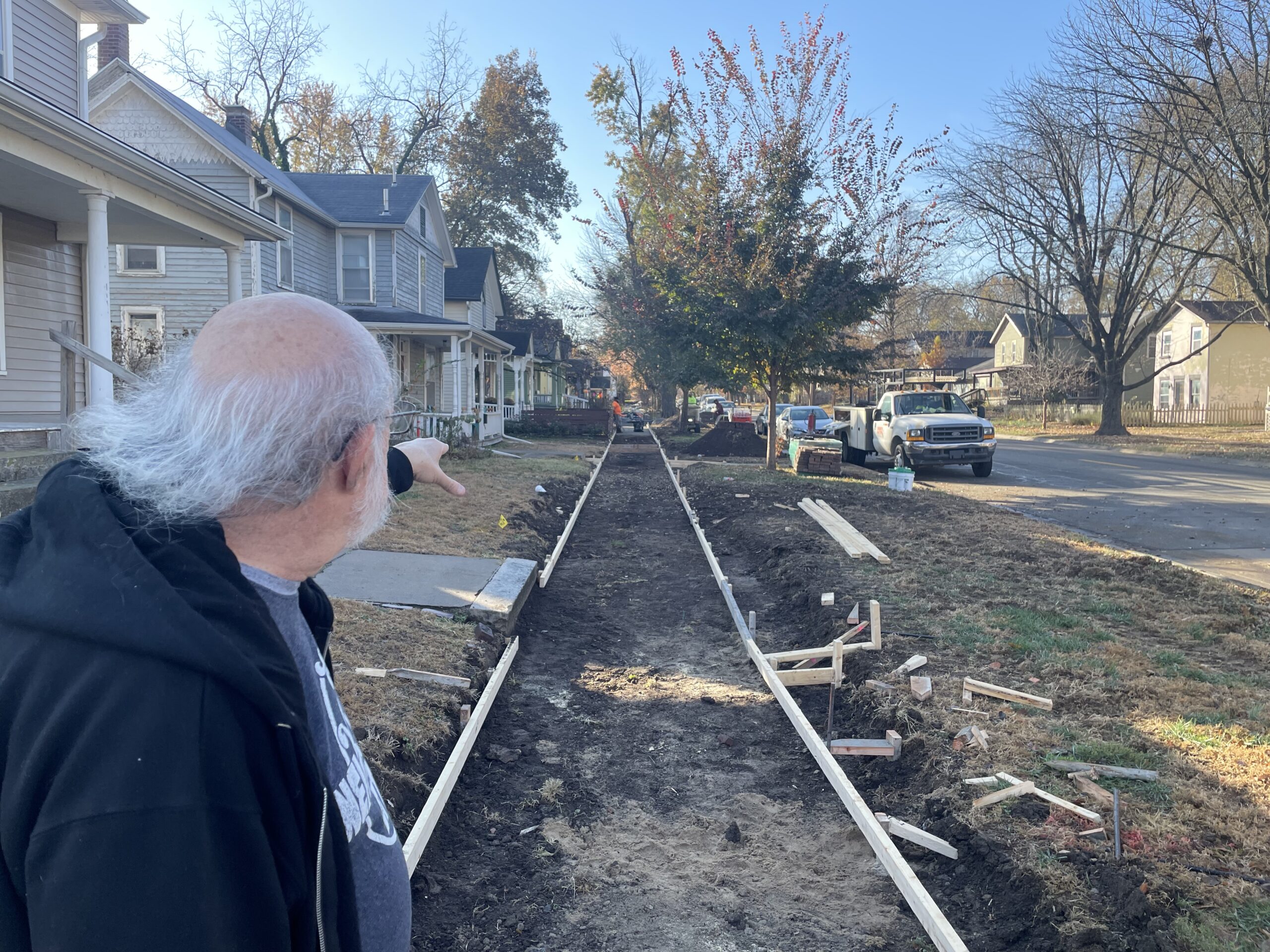 Connecticut Street sidewalk project is producing a mix of concrete and ...